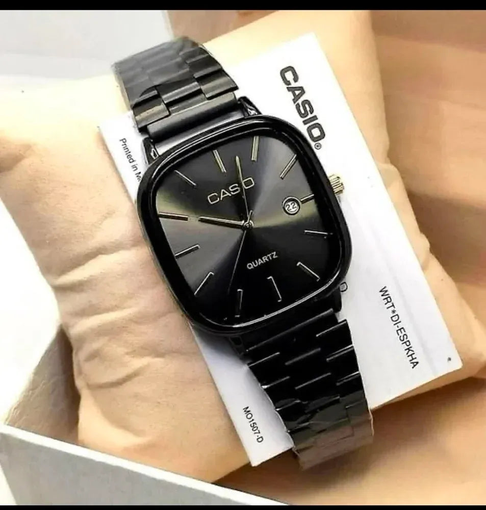 CASIO ANALOG FULL BLACK – Watch Zone